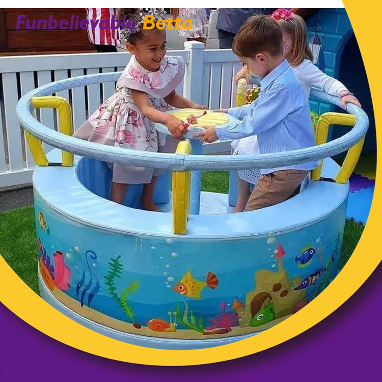 Bettaplay Rotating carousel merry go indoor playground soft play kids ...